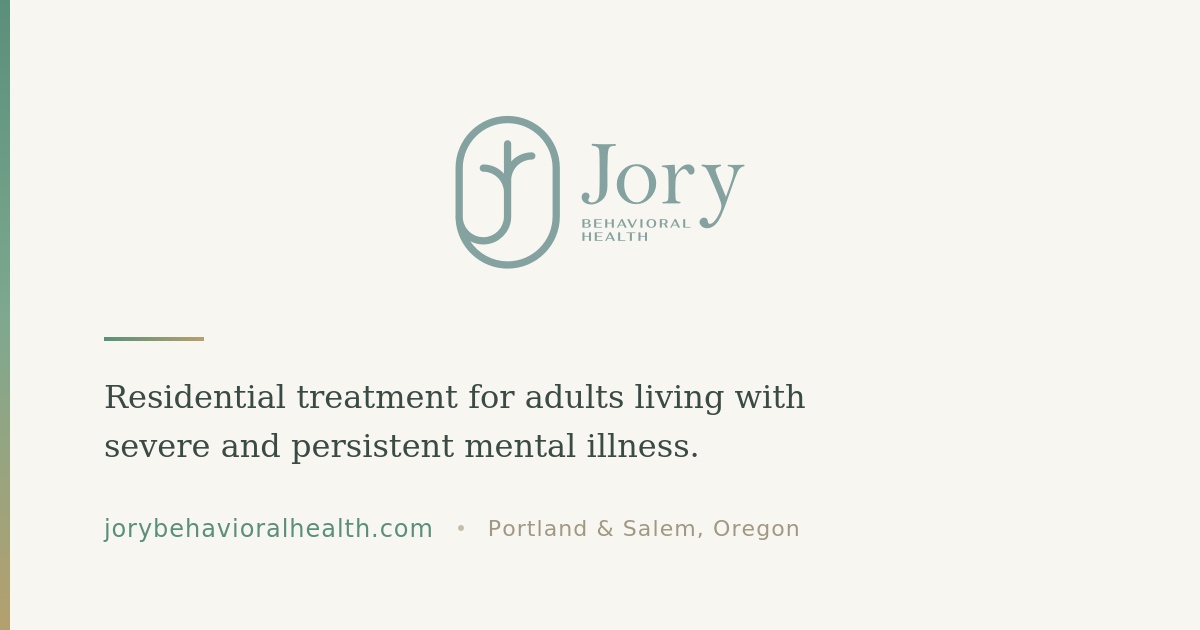 Home | Jory Behavioral Health